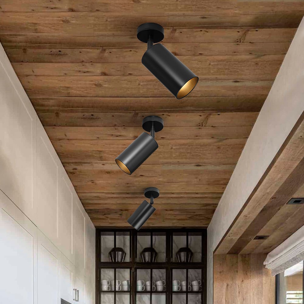 Minimalist Adjustable Cylinder Ceiling Spotlight | Farmhouze Light