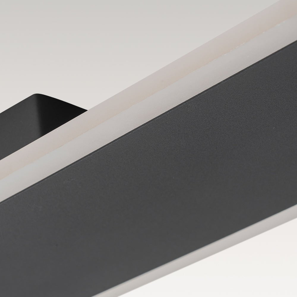 Modern Minimalist Linear Oblong LED Semi Flush Mount | Farmhouze Light