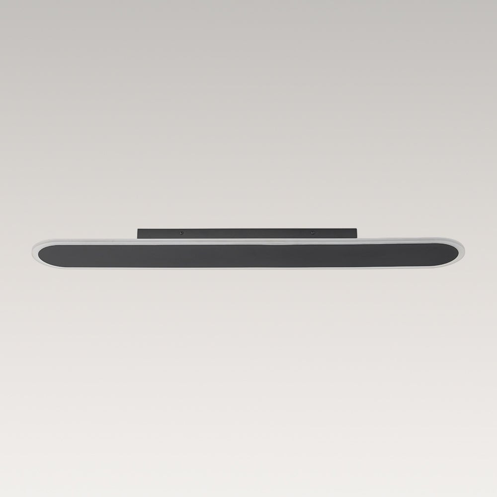 Modern Minimalist Linear Oblong LED Semi Flush Mount | Farmhouze Light