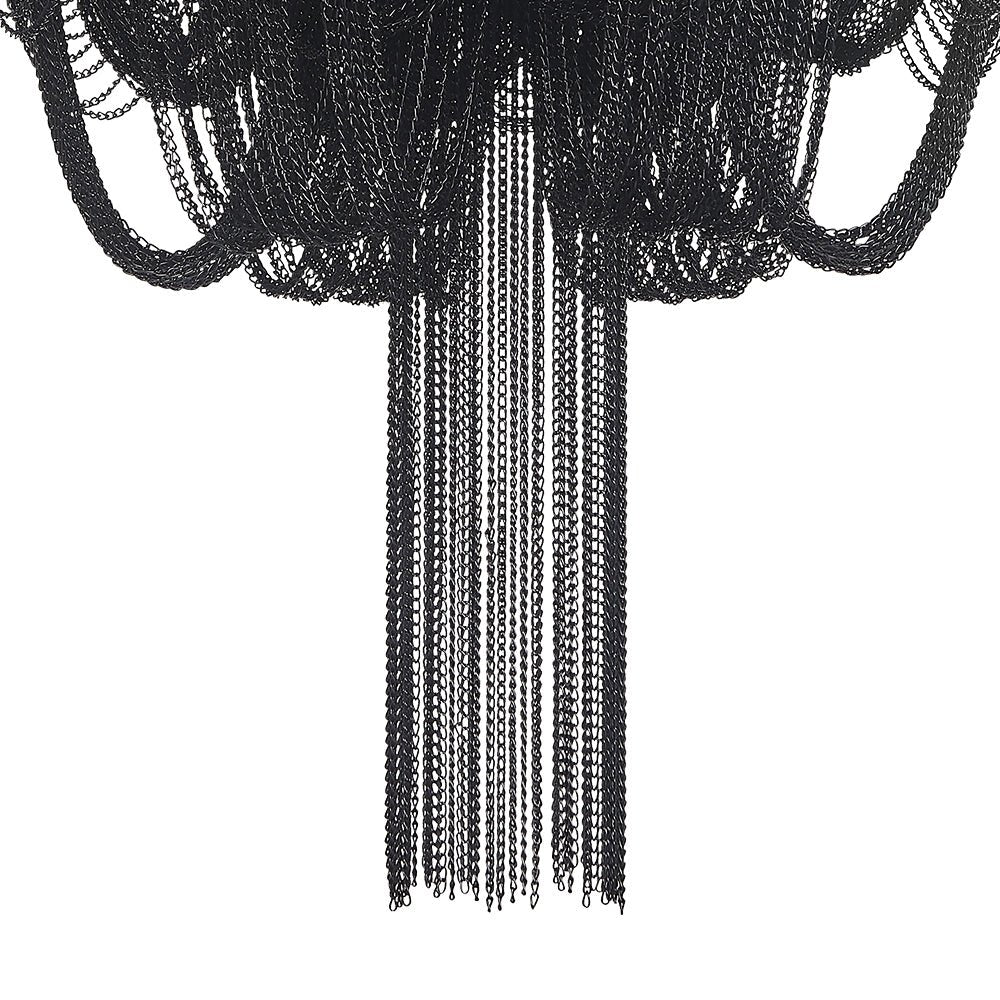 5-Light Statement Draped Chain Flush Mount Light | Farmhouze Light