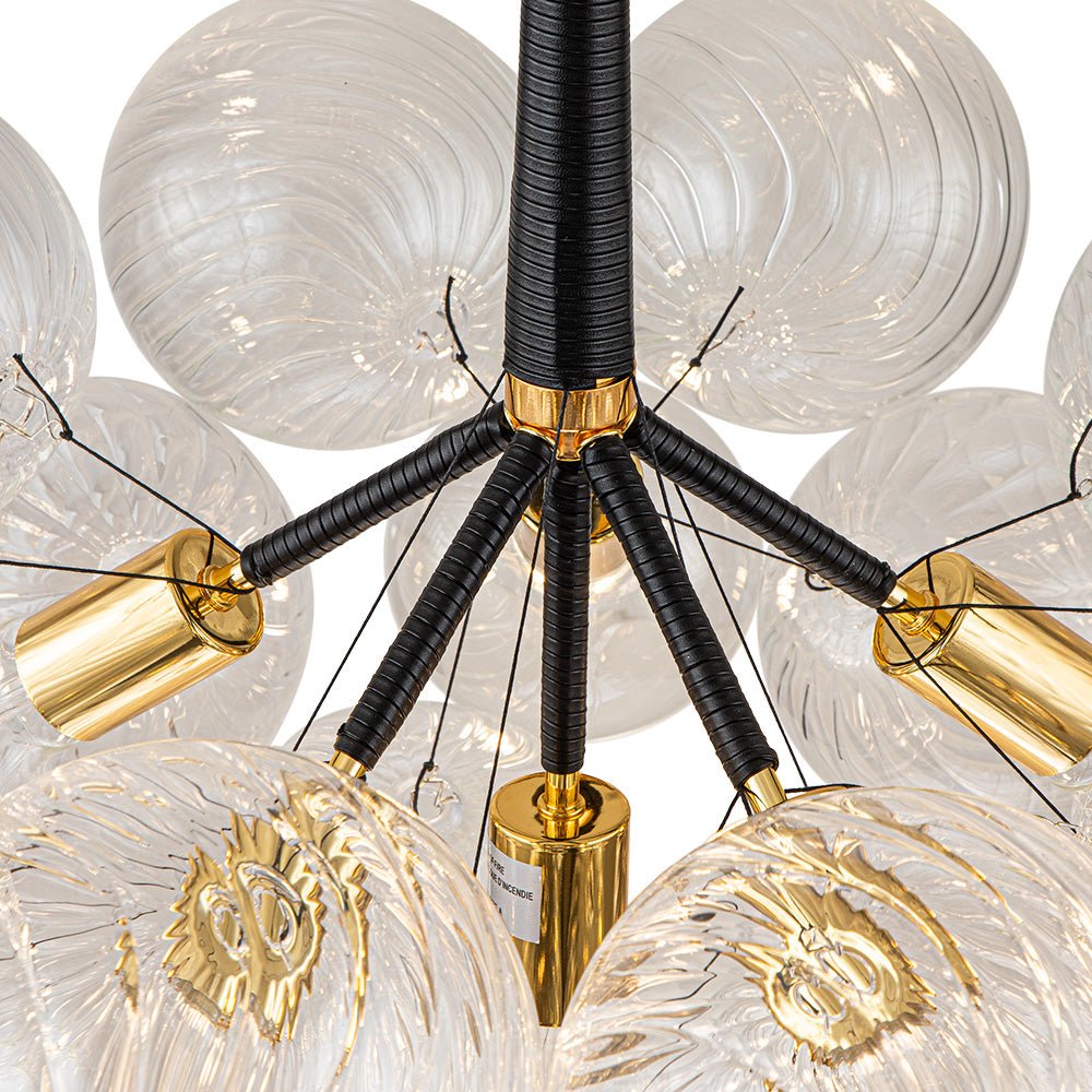 Modern Cluster Dimmable Glass Globe Bubble Chandelier Farmhouze Light