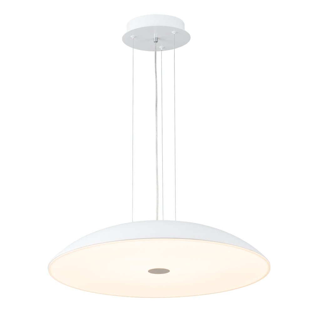 Modern Dimmable LED Wide Dome Pendant Light Minimalist Farmhouze Light